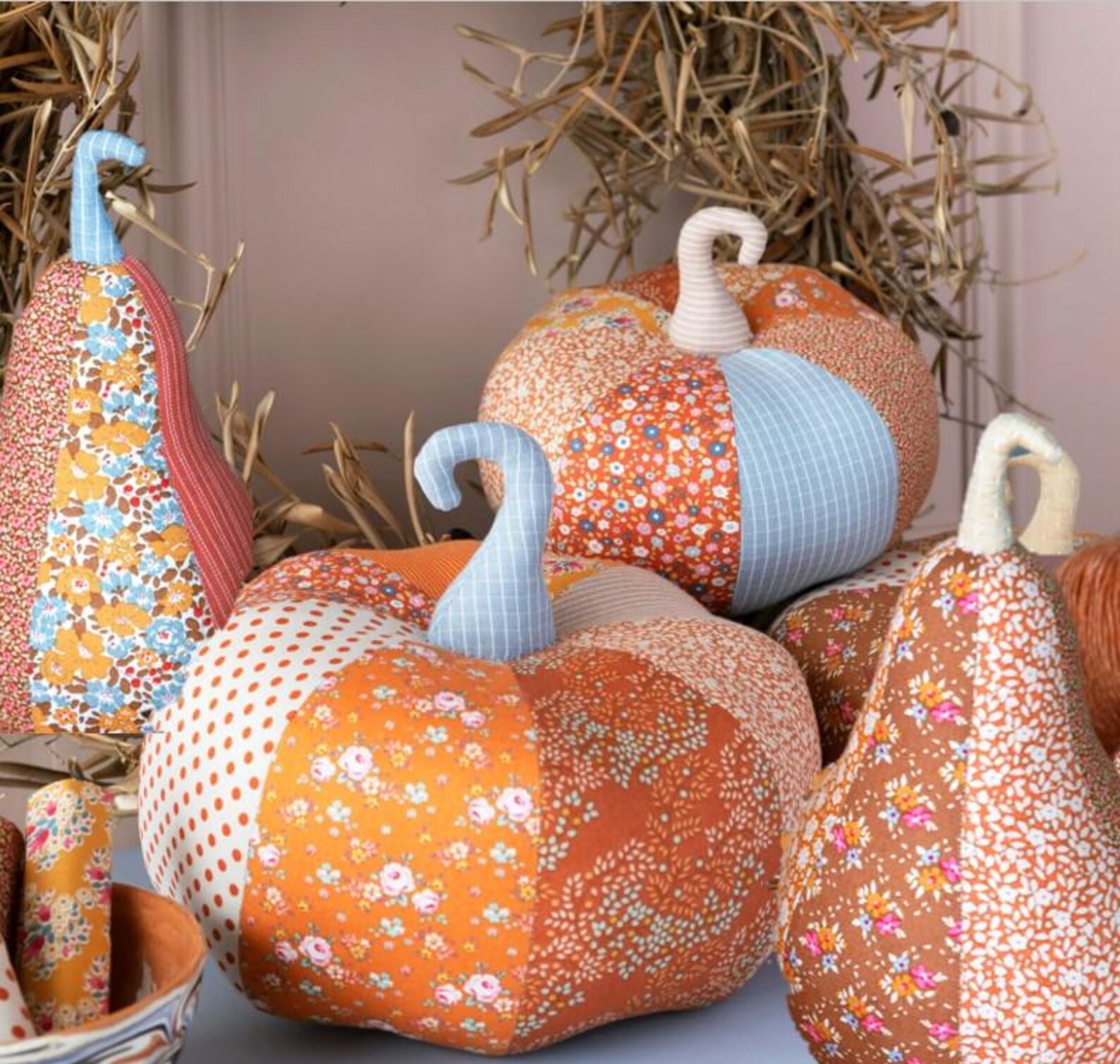 Tildas World Pumpkin and Gourd Home Decor Stuffed Figure Pattern ...