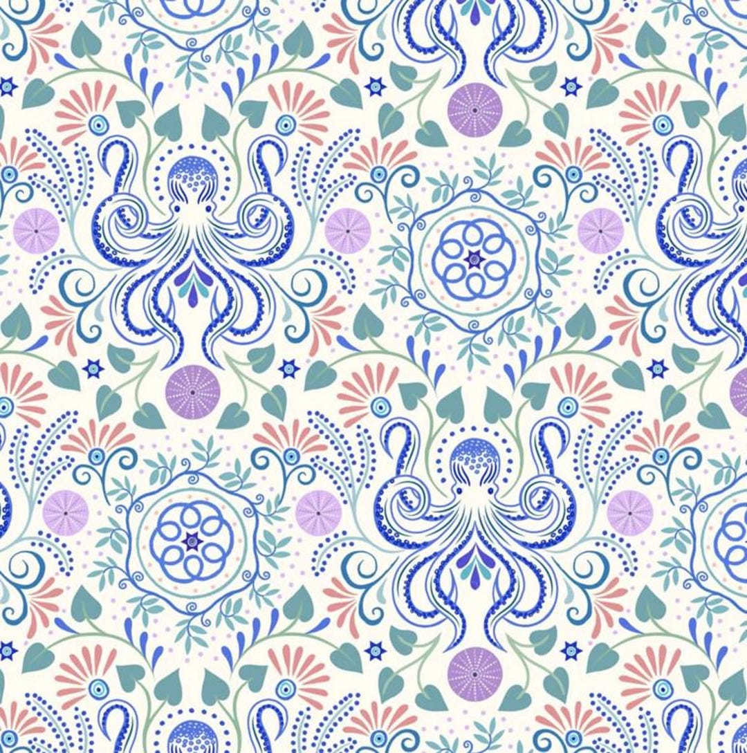 FQ Little Chalki Nautical Beach Fat Quarter Cut Fabric - Etsy