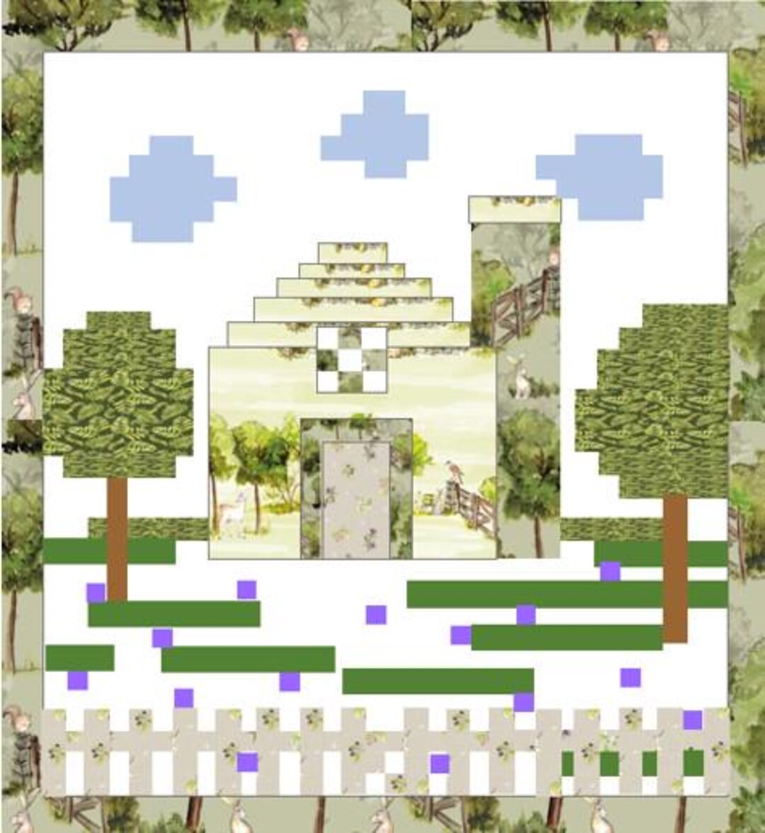Quilt Kit, Farmhouse With Debbie Shore Country Walk and Sweet Farm ...