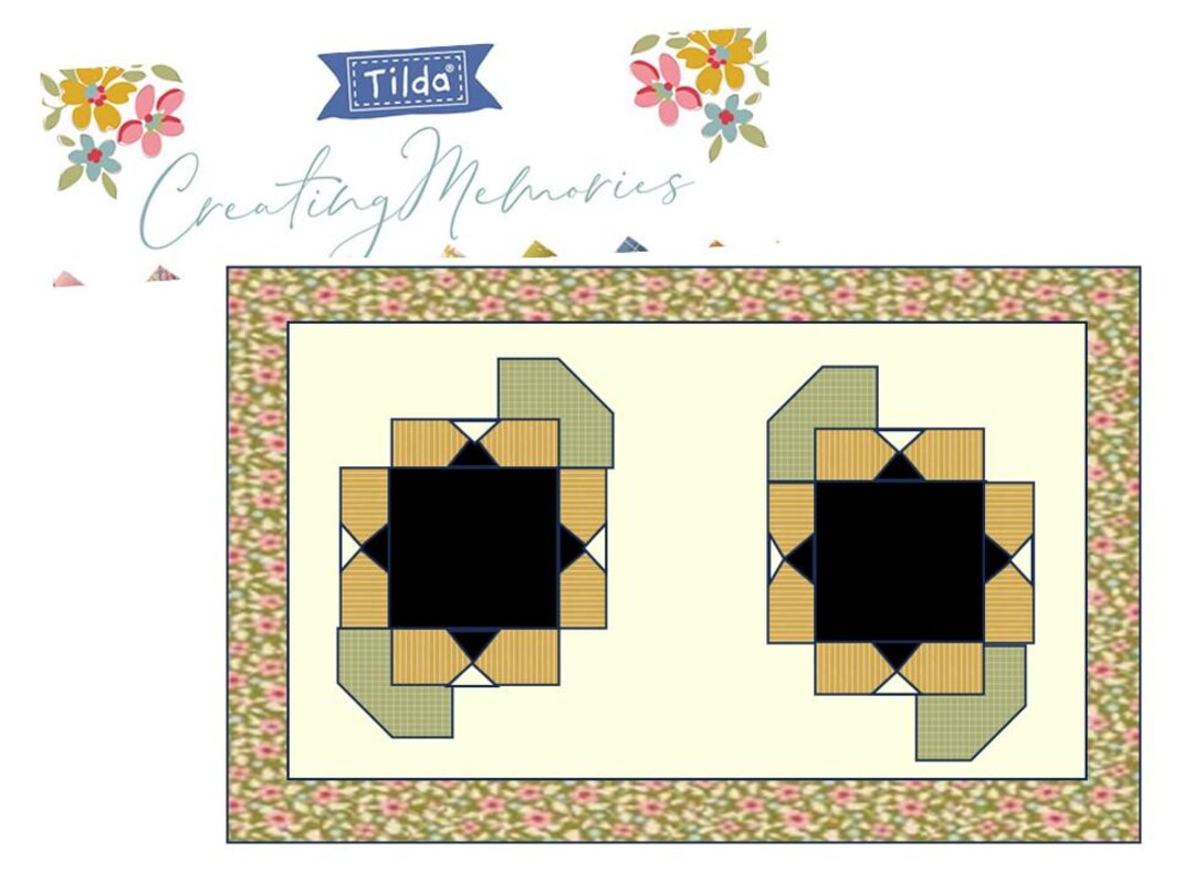 Tilda Table Runner Kit Tildas World Sunflower Creating Memories ...