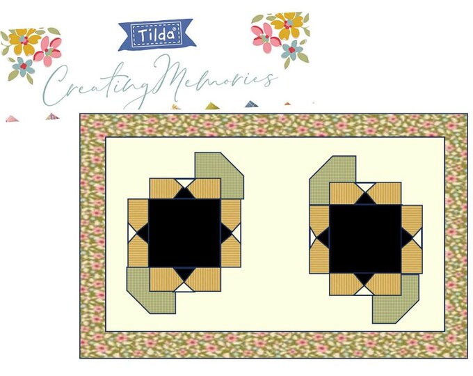 Tilda Quilt Kit Tildas World Windy Day and Kaleidoscope Wall Decor ...