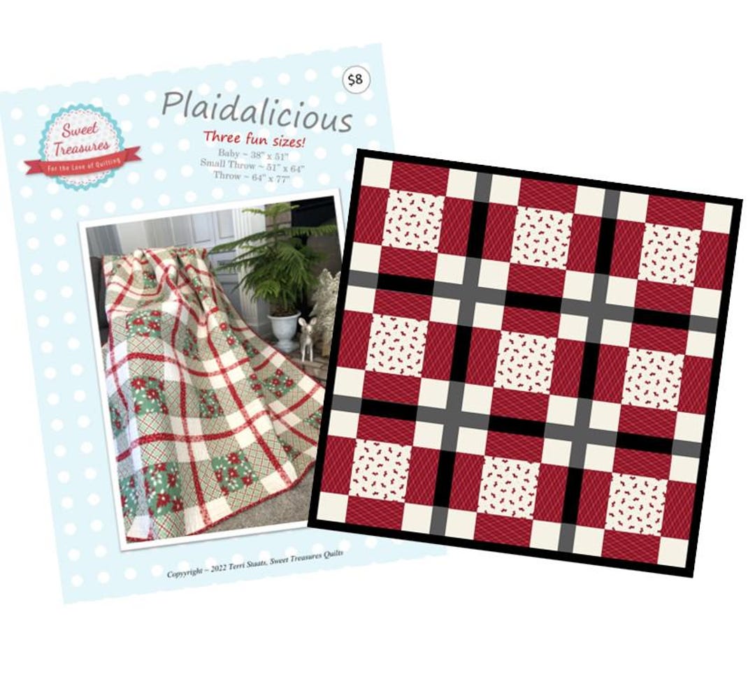 Lewis & Irene Little Small Things Celtic Plaidlicious Quilt Kit - Etsy