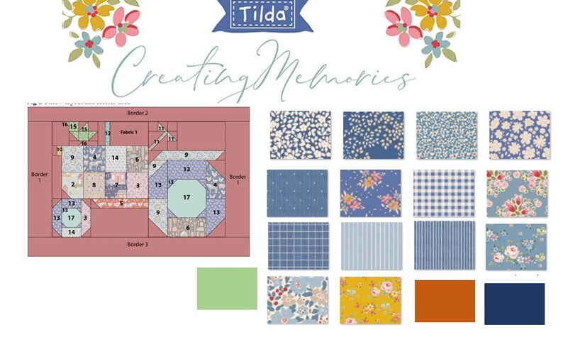 Tilda Pillow Tildas World Tractor Pillow Pattern Instructions Sophie ...