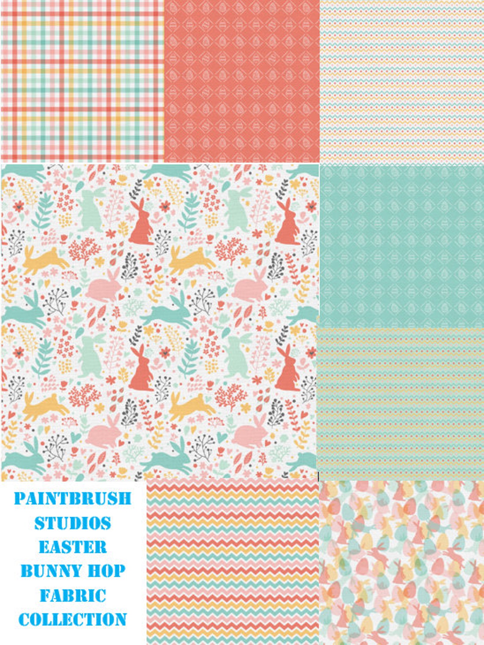 Easter Bunny Hope Easter and Spring Quilters Fabric Collection by ...