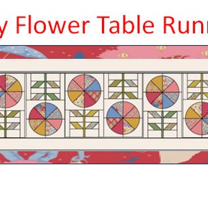 Tilda Table Runner Tildas World Jubilee Birthday Lollyflower Table ...