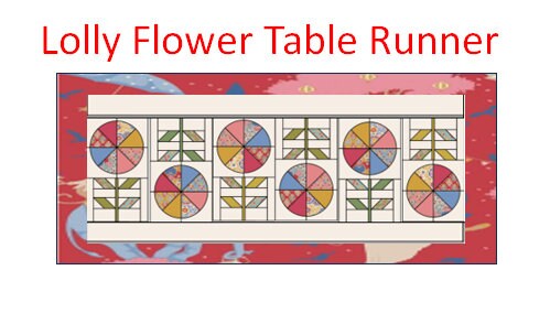 Tilda Table Runner Tildas World Jubilee Birthday Lollyflower Table ...