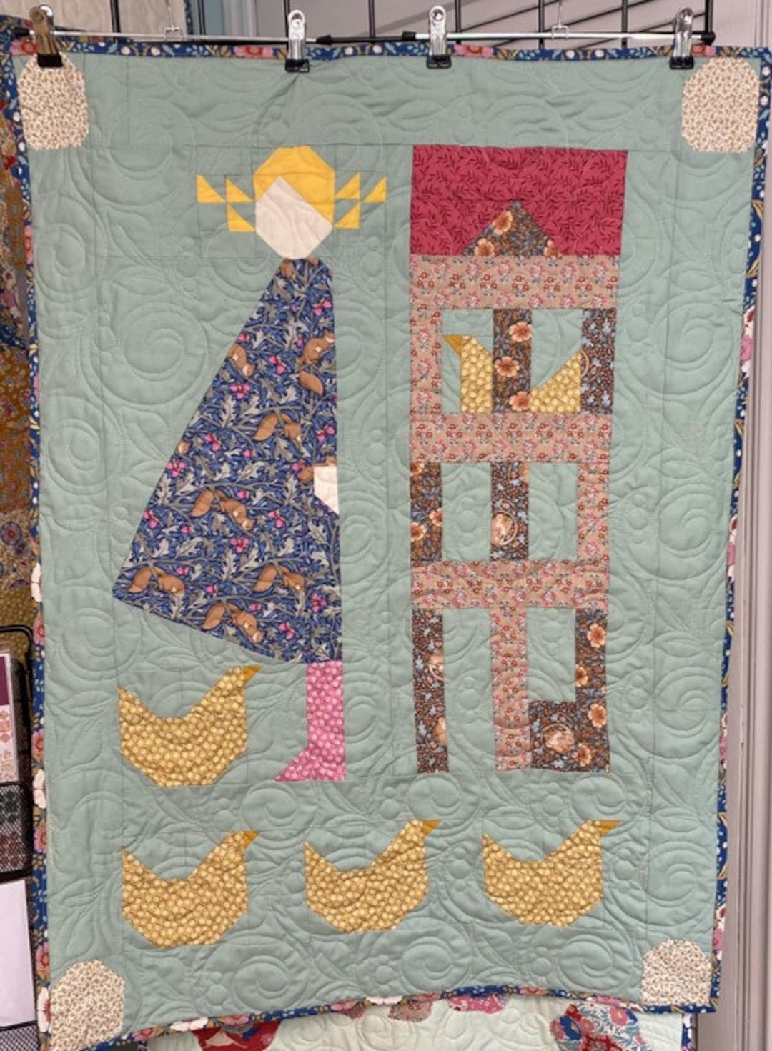 Tilda Quilt Kit Tildas World Tilda and Her Hens Wall Decor Country ...