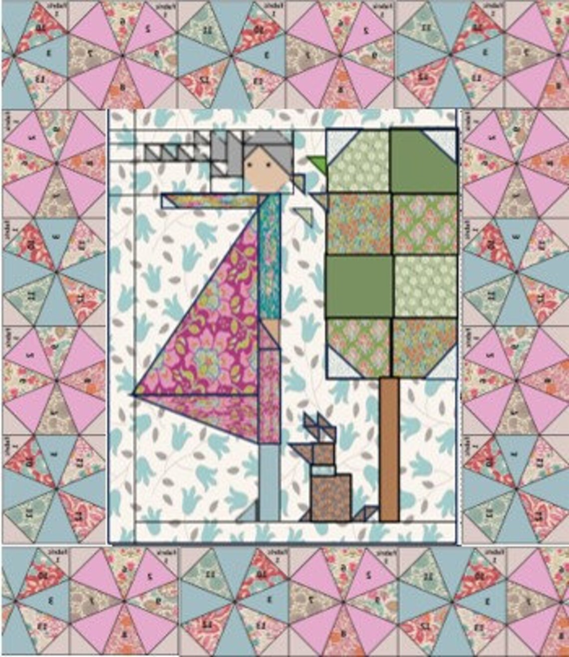 Tilda Quilt Kit Tildas World Windy Day and Kaleidoscope Wall Decor ...