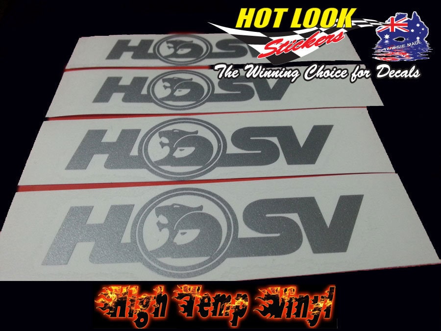 HSV X4 Hightemp Brake Caliper Logo Decals to Suit Holden Commodore VT ...