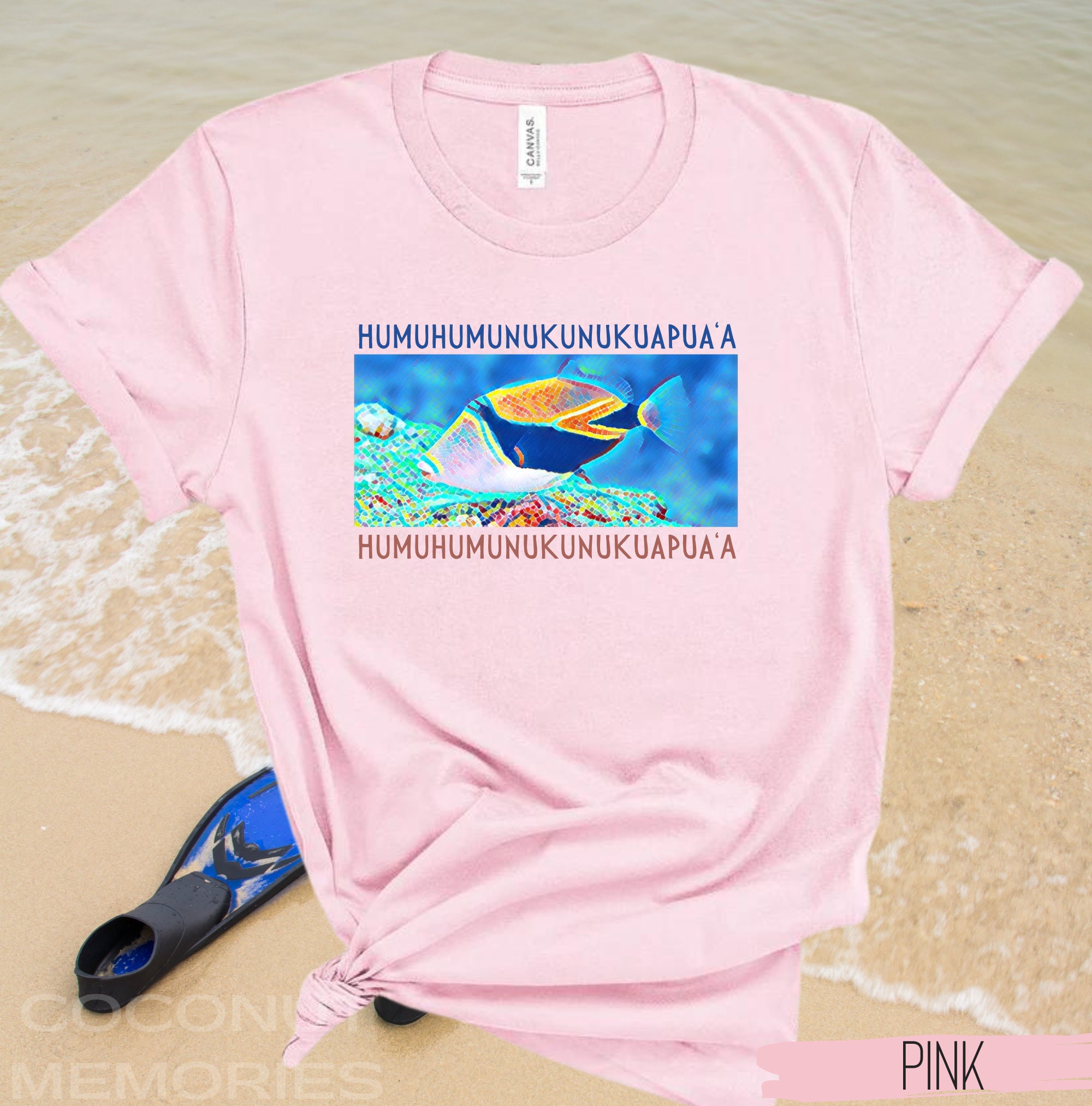 Humuhumunukunukuapuaa Hawaiian Tropical Reef Trigger Fish Shirt ...
