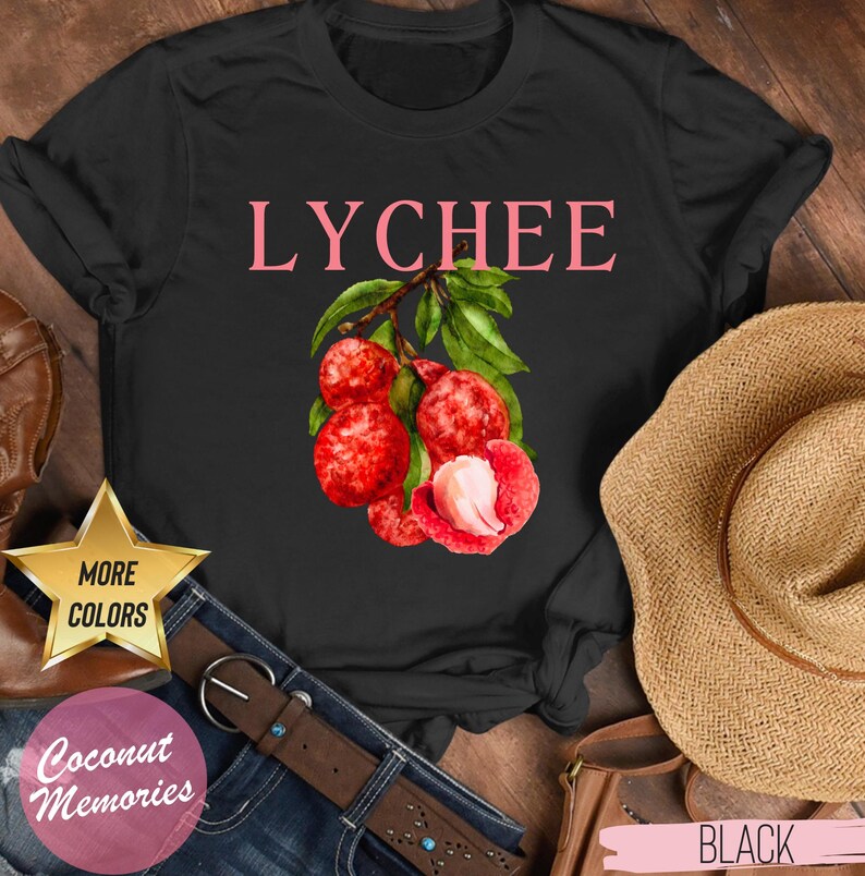 Lychee Fruit Shirt, Lychee T-shirt, Lychee Tee, Exotic Fruit Tee ...