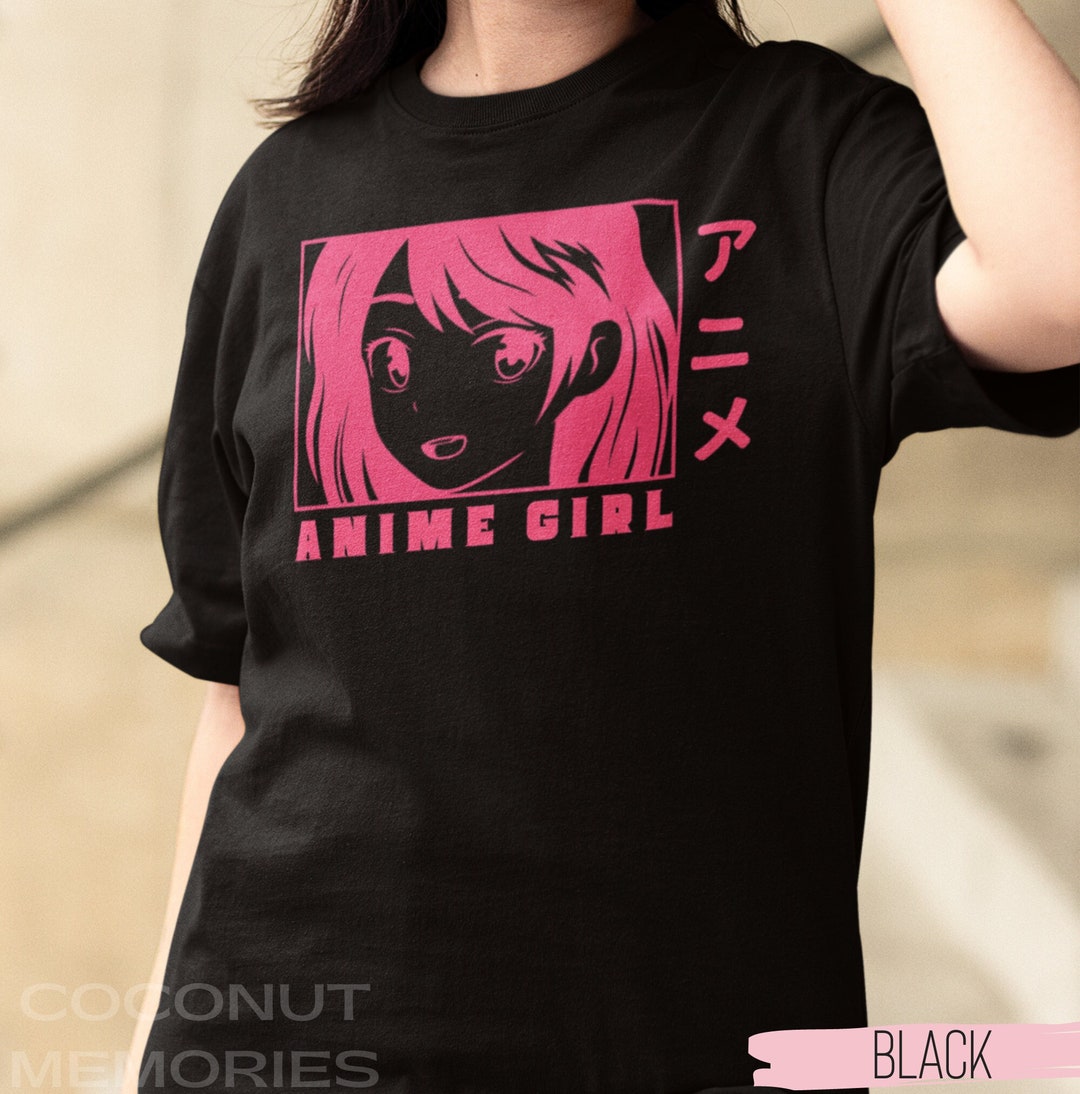 Anime Girl Shirt for Anime Fan, Gift for Lovers of Everything Japanese ...