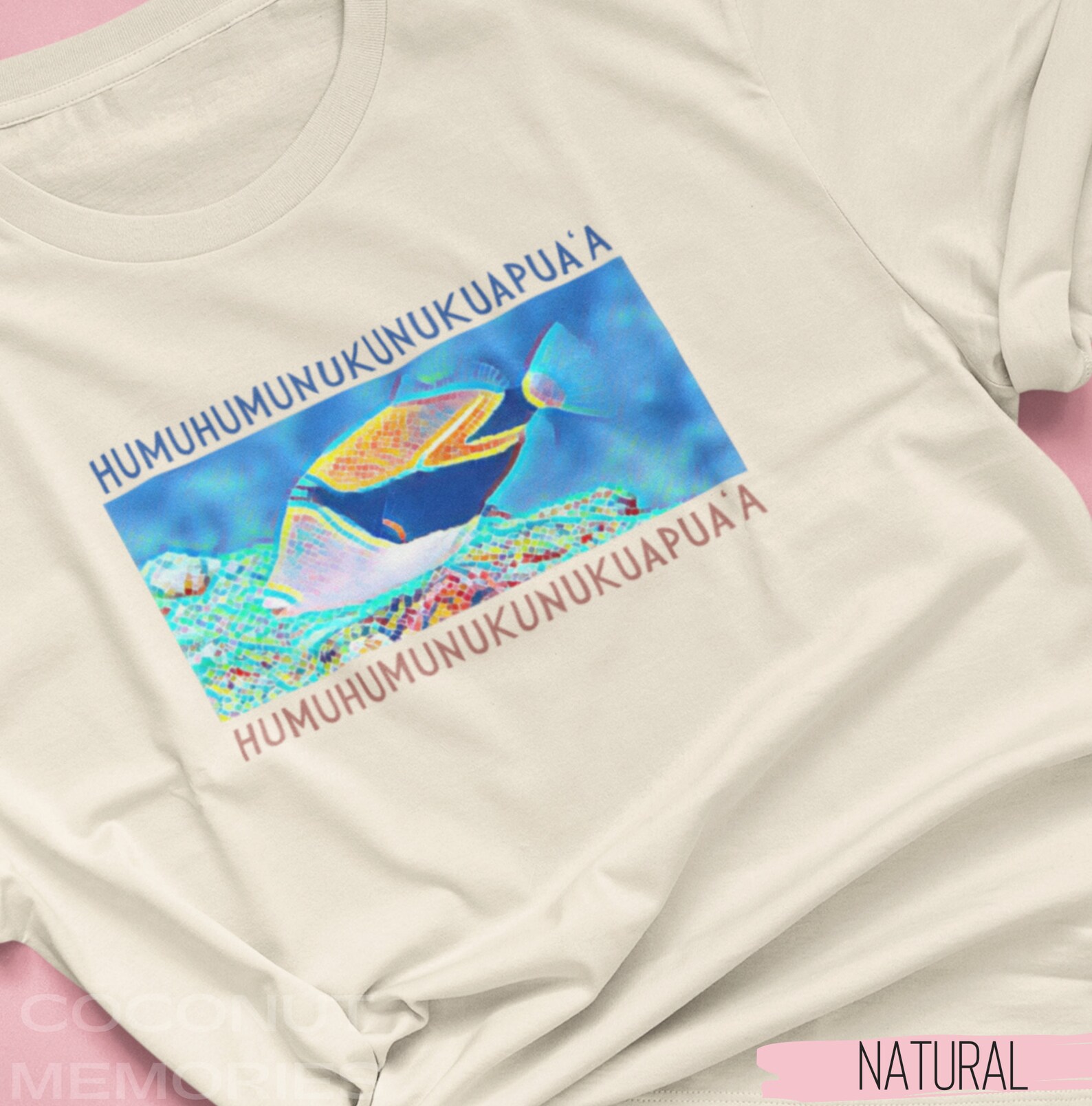 Humuhumunukunukuapuaa Hawaiian Tropical Reef Trigger Fish Shirt ...