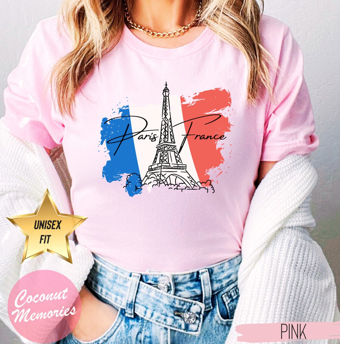 Paris France Shirt, Paris France Souvenir T-shirt, Travel to France for ...