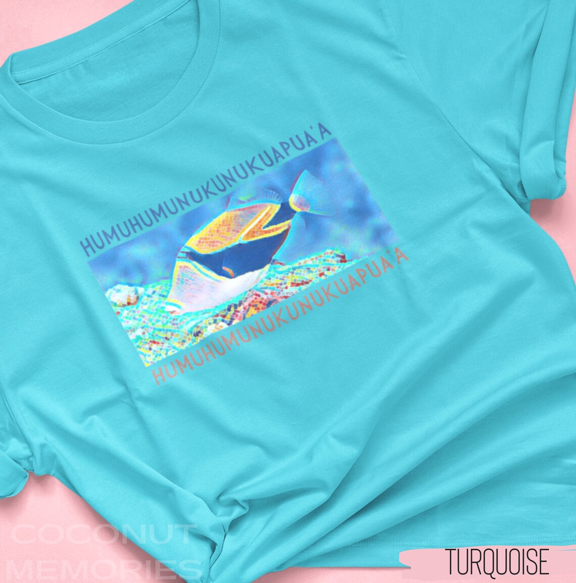 Humuhumunukunukuapuaa Hawaiian Tropical Reef Trigger Fish Shirt ...