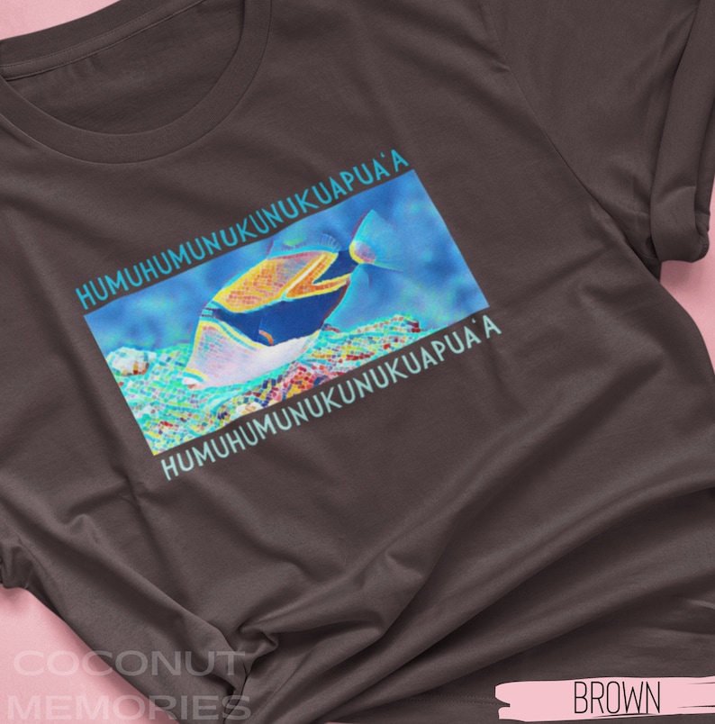 Humuhumunukunukuapuaa Hawaiian Tropical Reef Trigger Fish Shirt ...