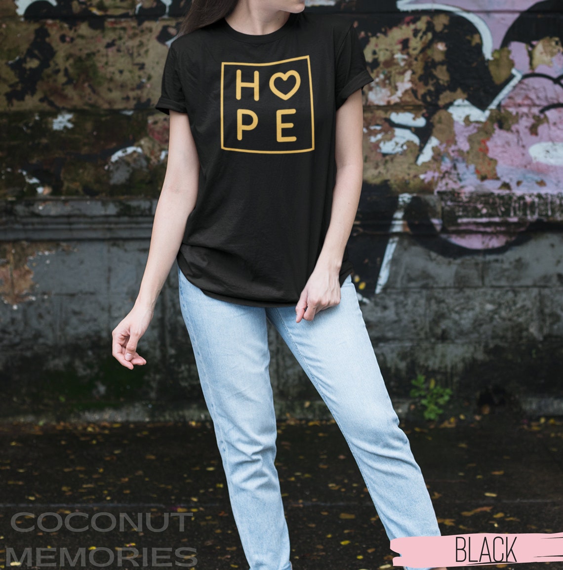 Hope Heart Shirt, Inspirational and Motivational T-shirt, Hope and ...