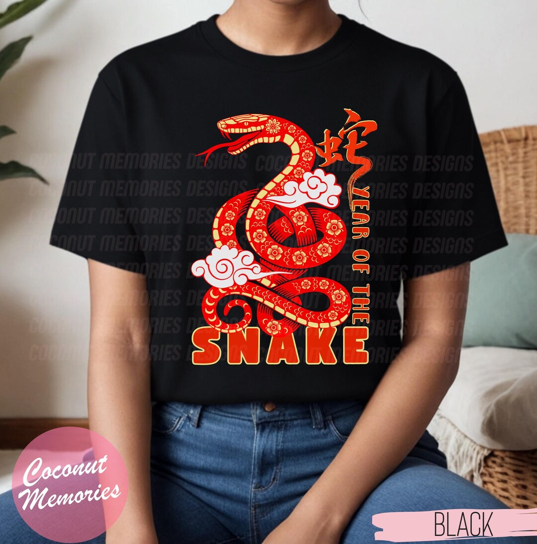 2025 Year of the Snake Shirt, Chinese New Year 2025 Shirt, Chinese ...