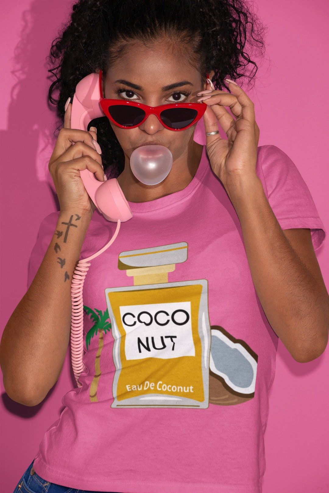 Coconut T-shirt | Coconut Perfume T-shirt | Perfume T-shirt | Unisex ...