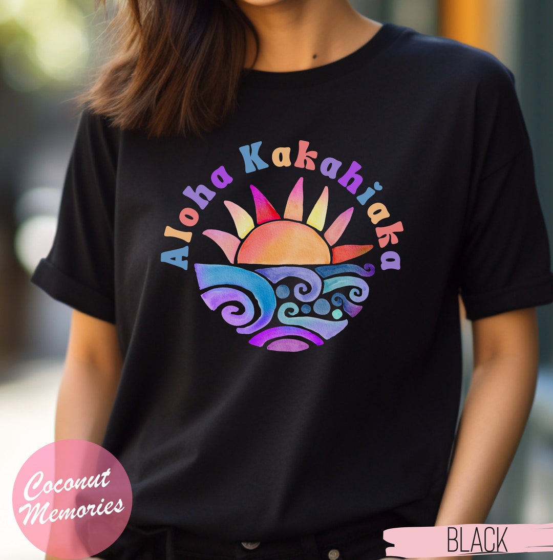 Aloha Kakahiaka T-shirt, Good Morning ʻŌlelo Hawaii Shirt, Hawaii ...