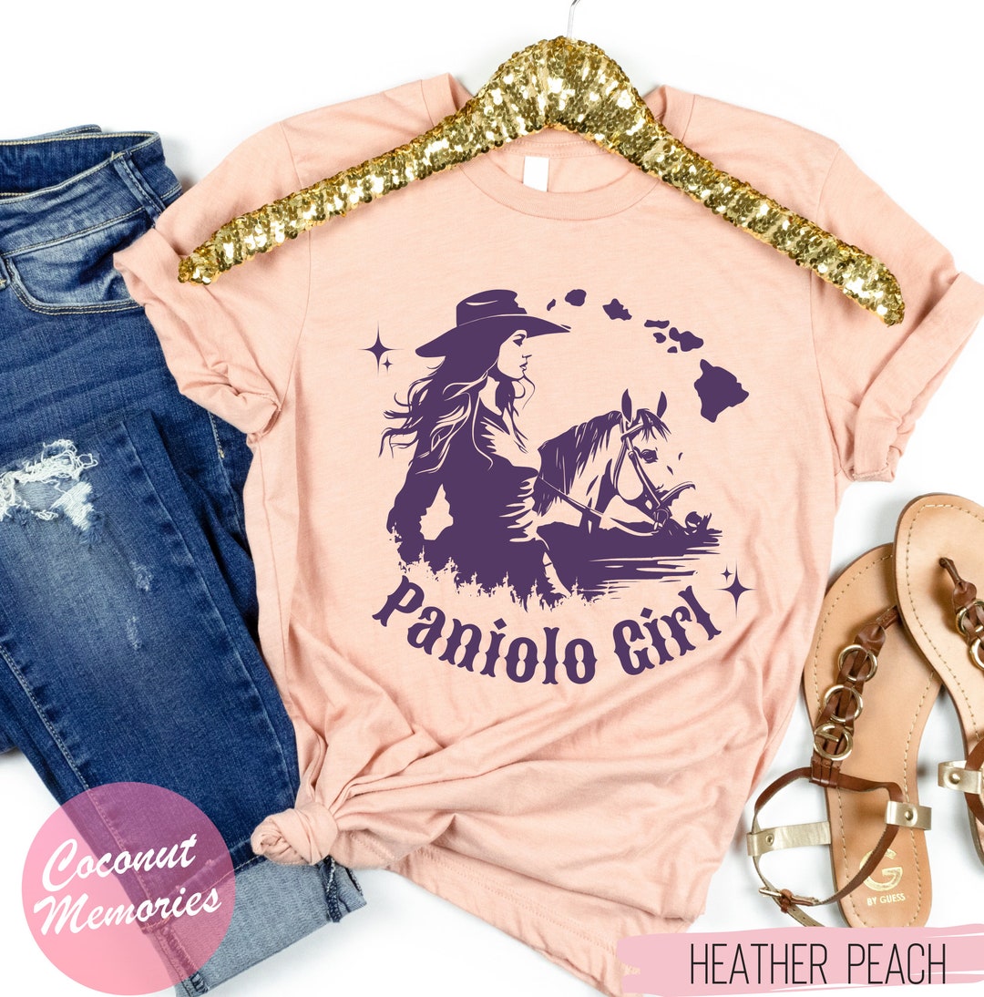 Paniolo Girl Shirt, Hawaiian Cowgirl T-shirt, Hawaii Country Girl ...