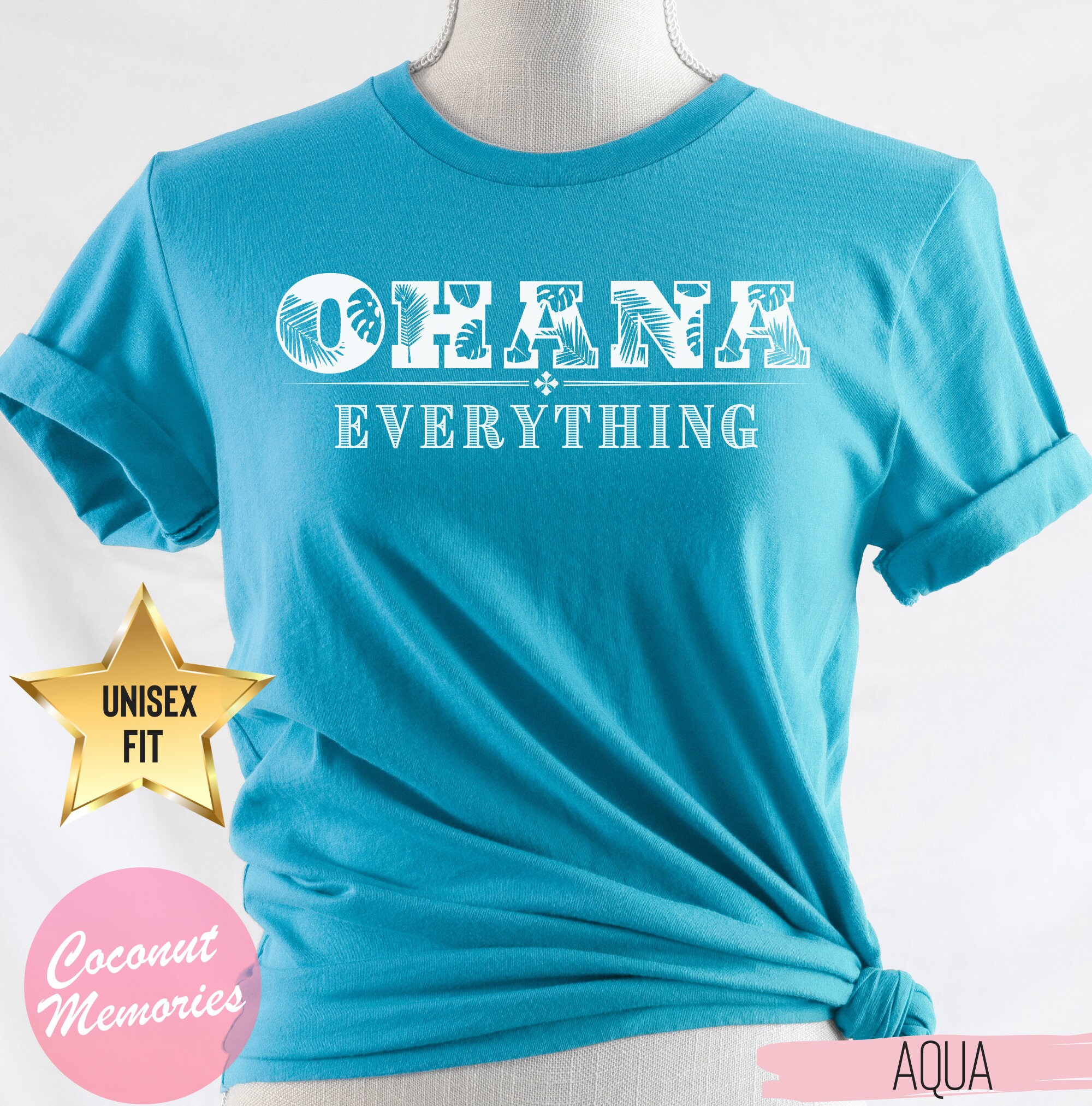 Ohana Over Everything Shirt, Ohana Family T-shirt, Family Vacation Tee ...