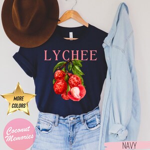 Lychee Fruit Shirt, Lychee T-shirt, Lychee Tee, Exotic Fruit Tee ...