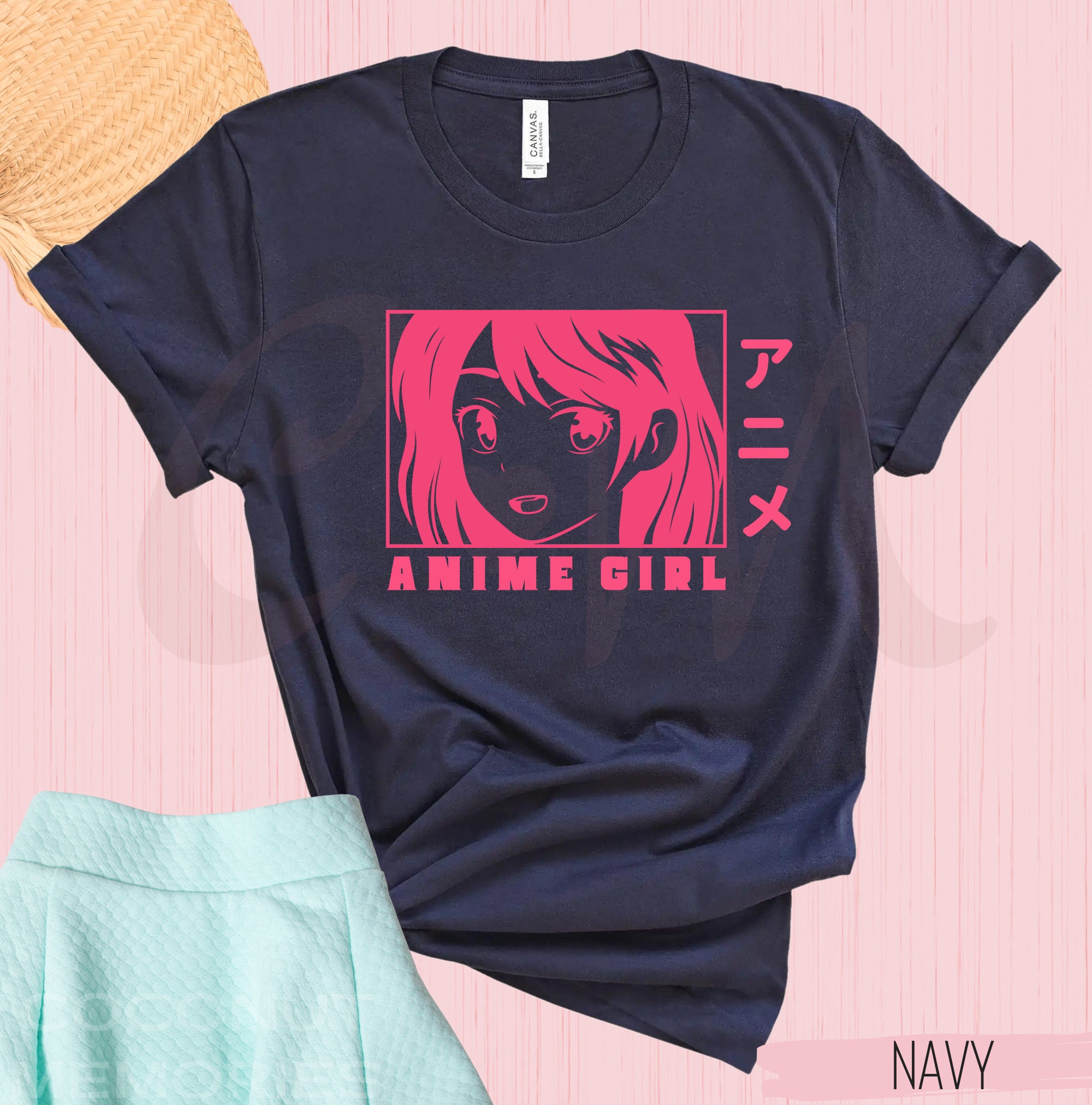Anime Girl Shirt for Anime Fan, Gift for Lovers of Everything Japanese ...