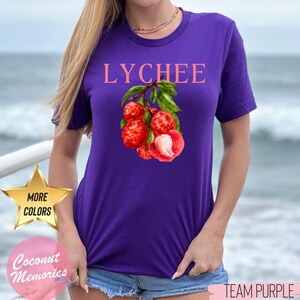 Lychee Fruit Shirt, Lychee T-shirt, Lychee Tee, Exotic Fruit Tee ...
