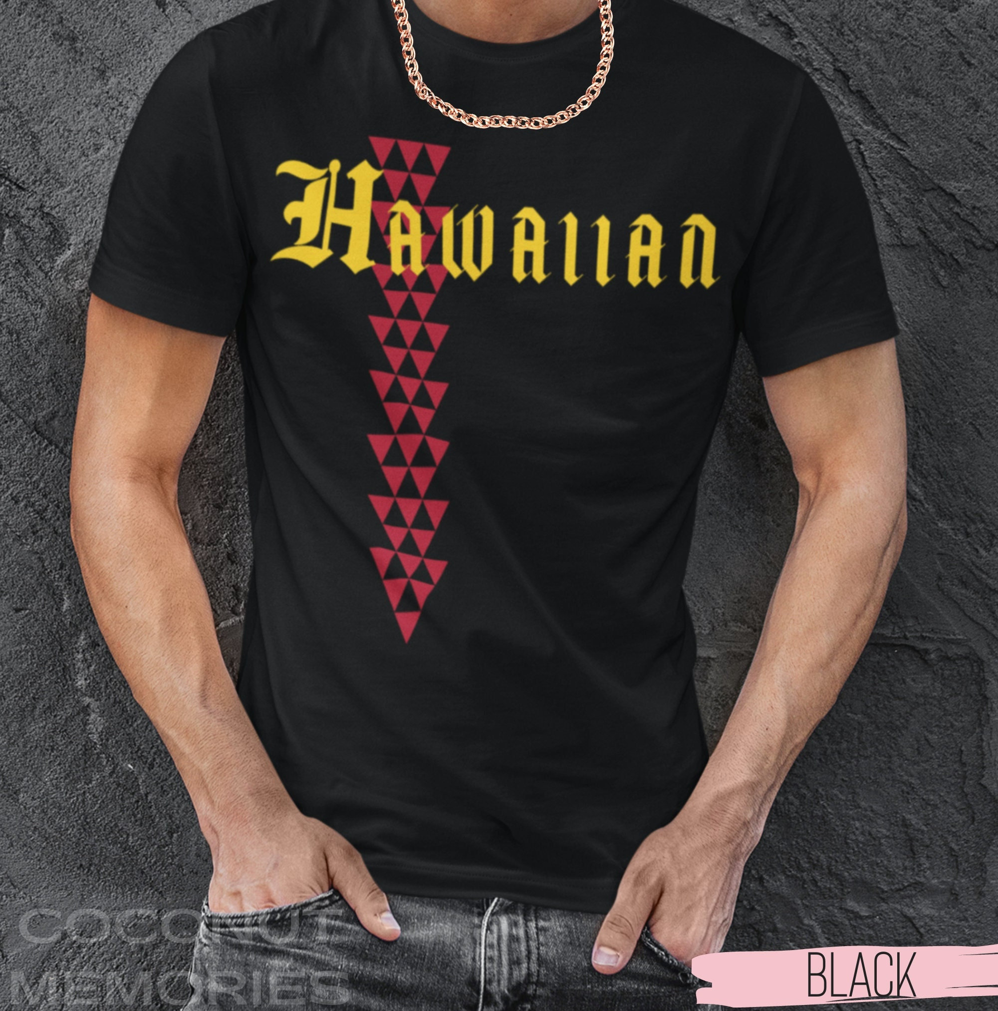 Hawaiian Kakau Shirt, Hawaiian Shark Teeth Tribal Tattoo T-shirt ...