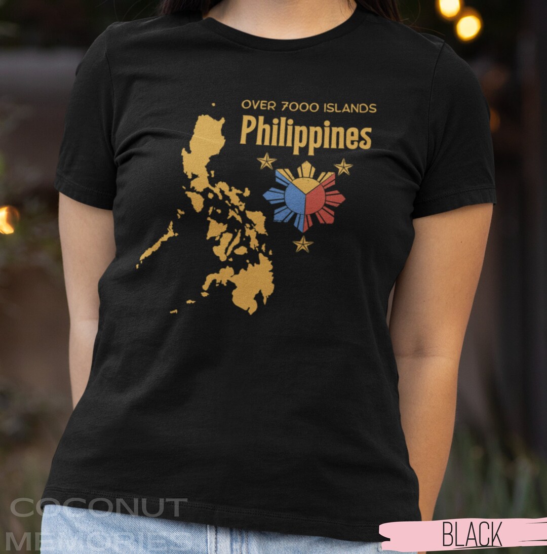 Philippines Shirt for Filipino Heritage Month, Map of Philippines T ...