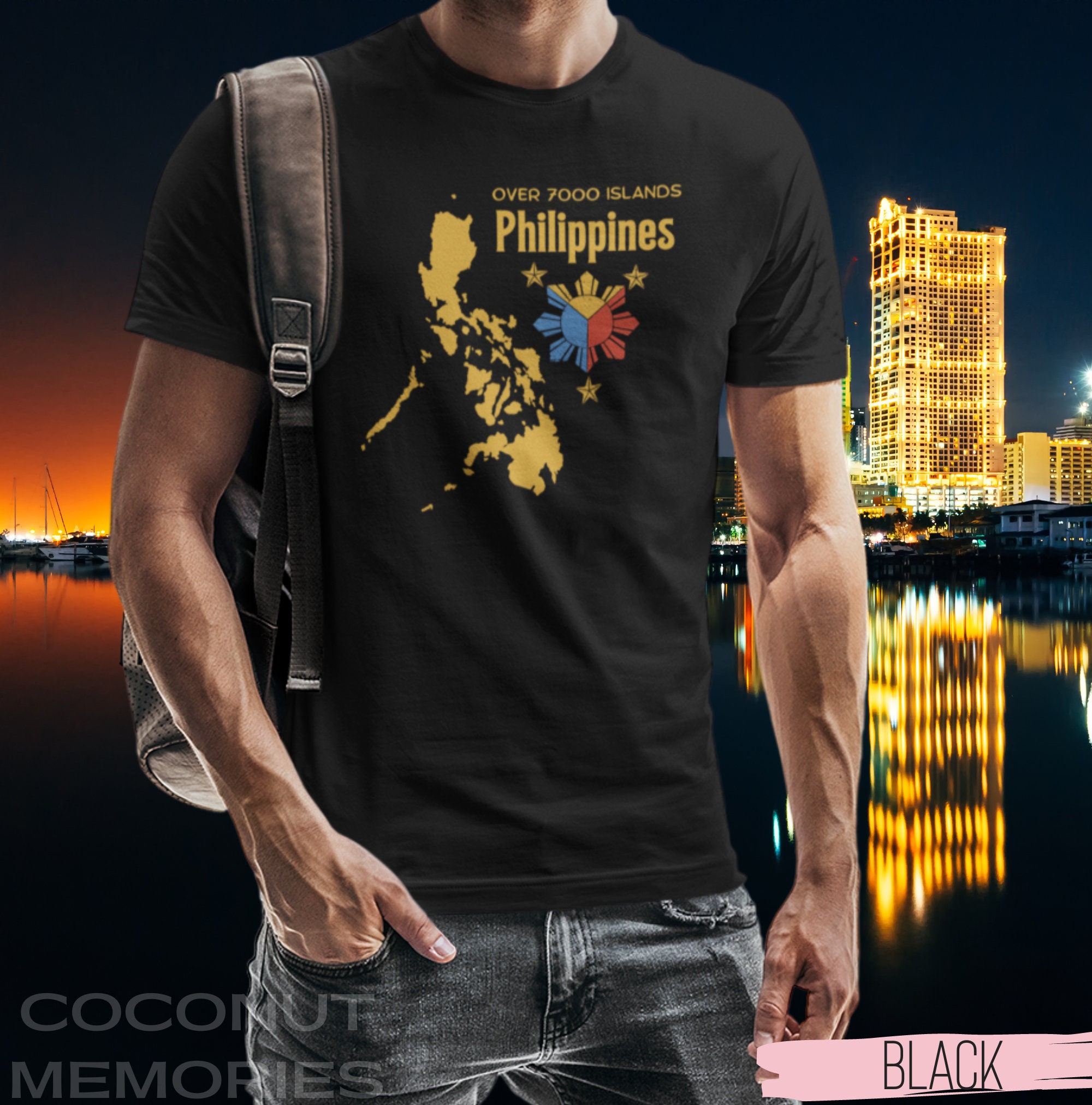 Philippines Shirt for Filipino Heritage Month, Map of Philippines T ...