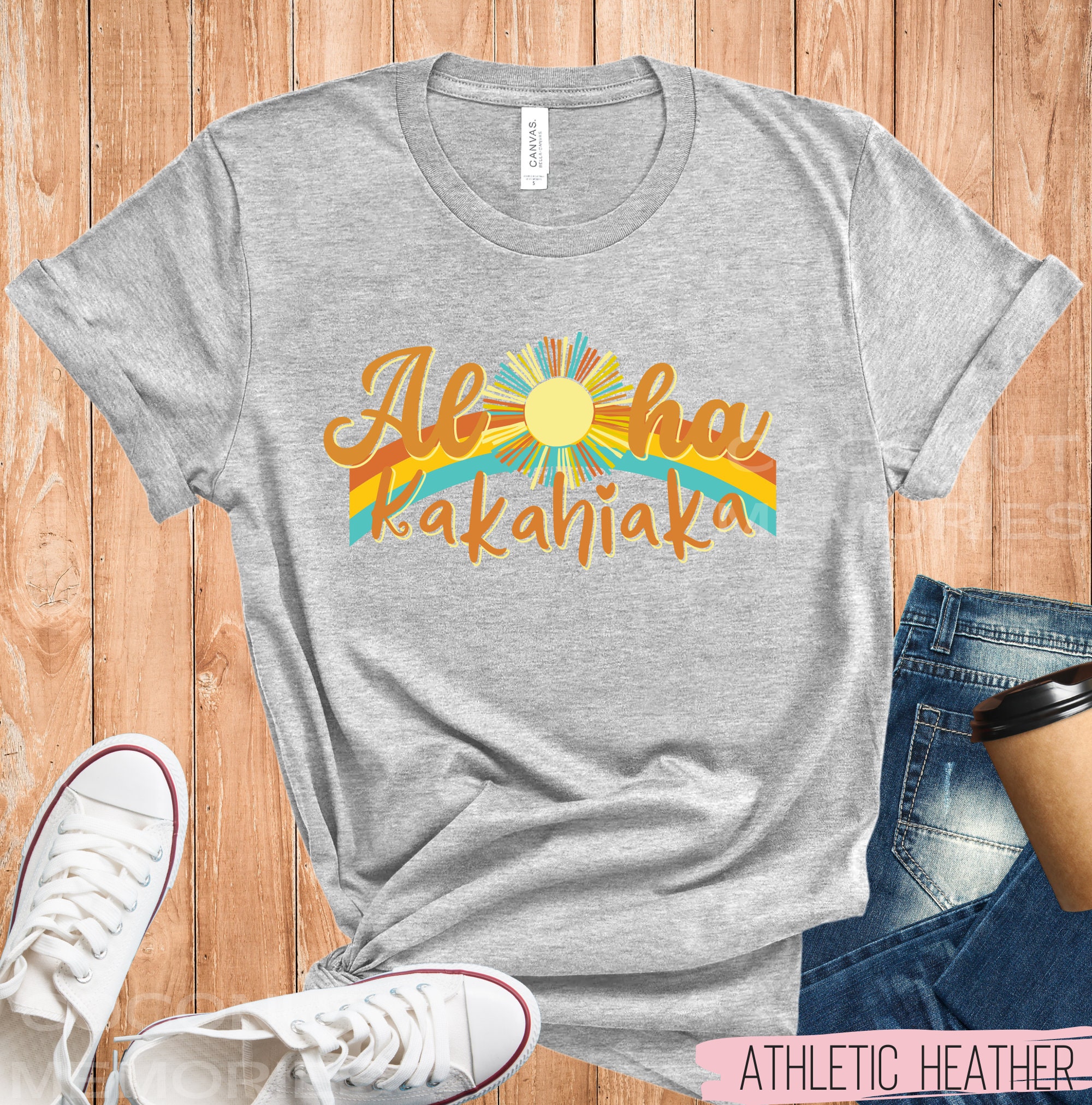 Camisa Aloha Kakahiaka camiseta Good Morning Hawaii arco - Etsy España