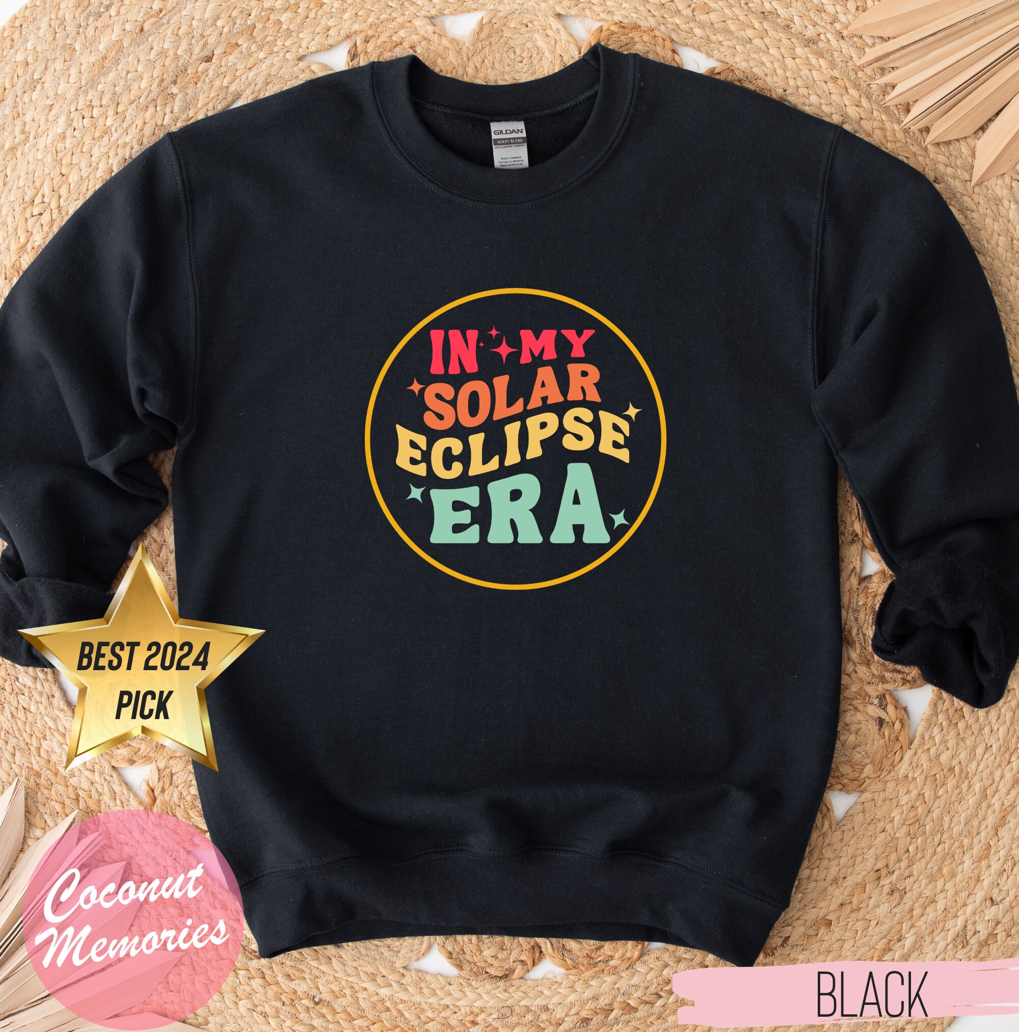 In My Solar Eclipse Era Sweatshirt, Total Solar Eclipse 2024 Souvenir ...