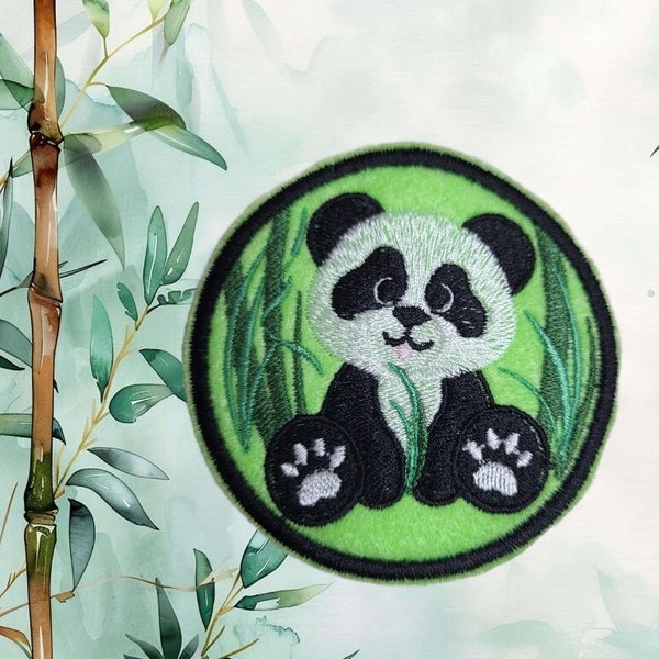 Panda Iron On - Etsy
