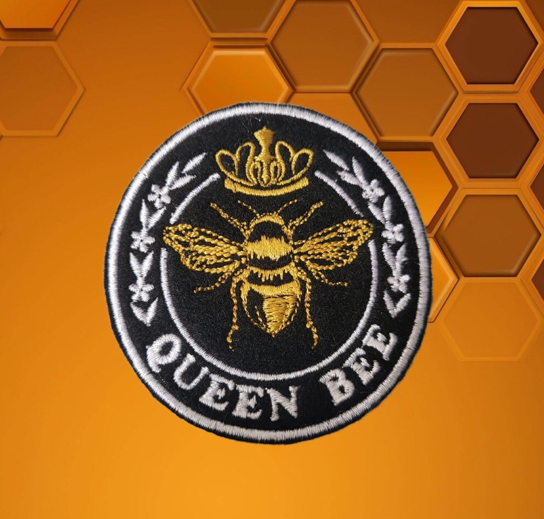 Queen Bee Iron on Patch - Etsy