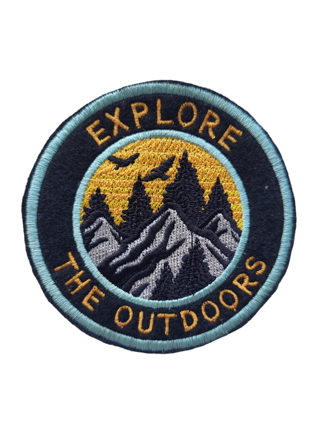 Explore the Outdoors Iron on Patch - Etsy