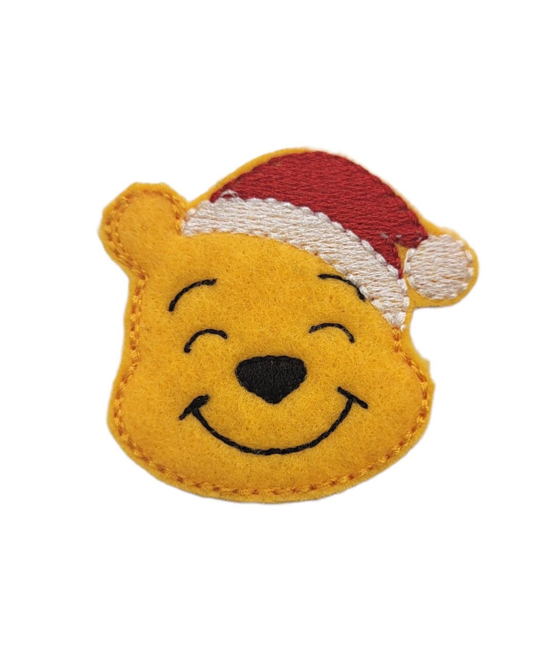 Santa Pooh Felt Feltie - Etsy