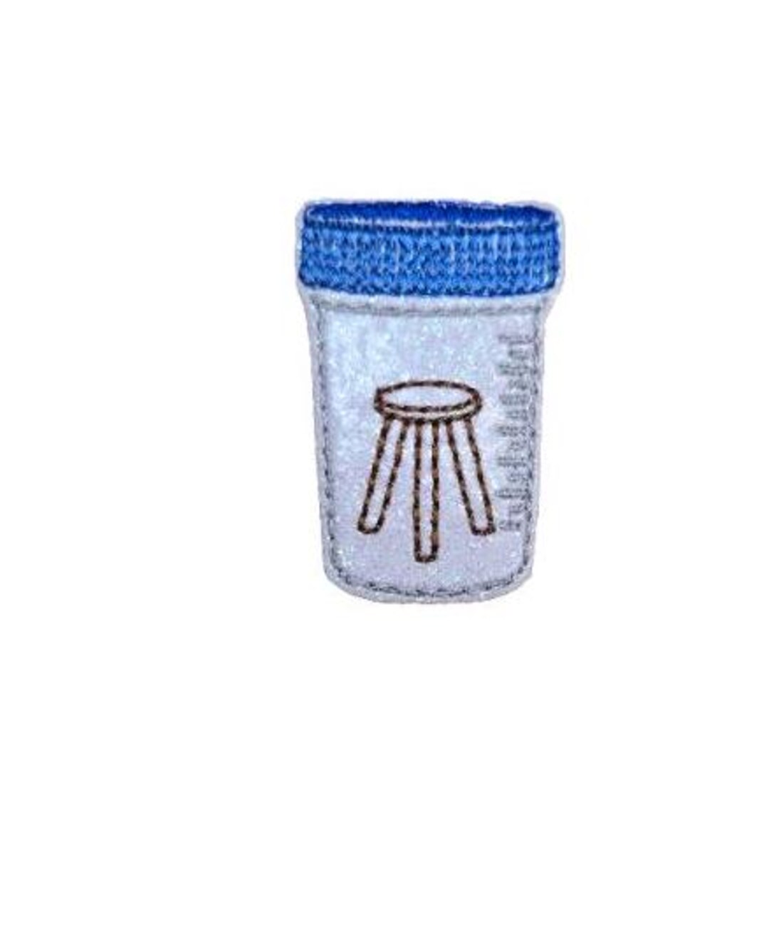 Stool Sample Vinyl Feltie - Stool Sample Badgereel - Etsy
