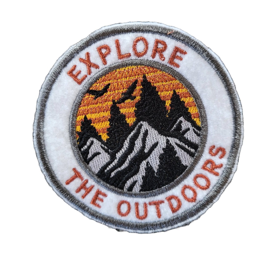 Explore the Outdoors Iron on Patch - Etsy