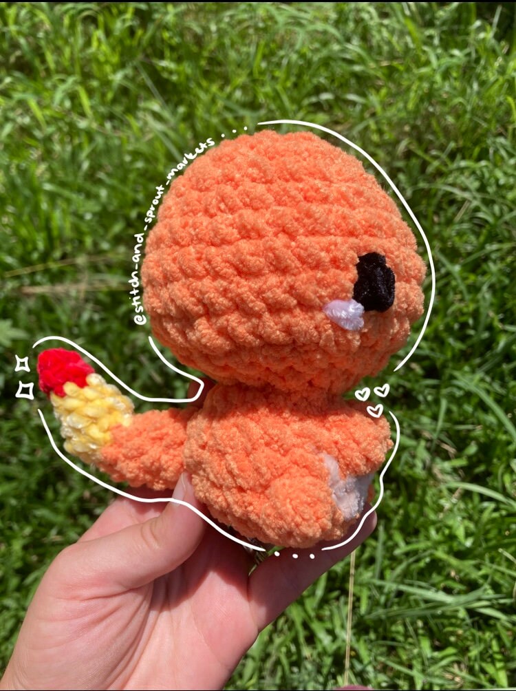 Crochet Charmander Pattern - PDF - Etsy