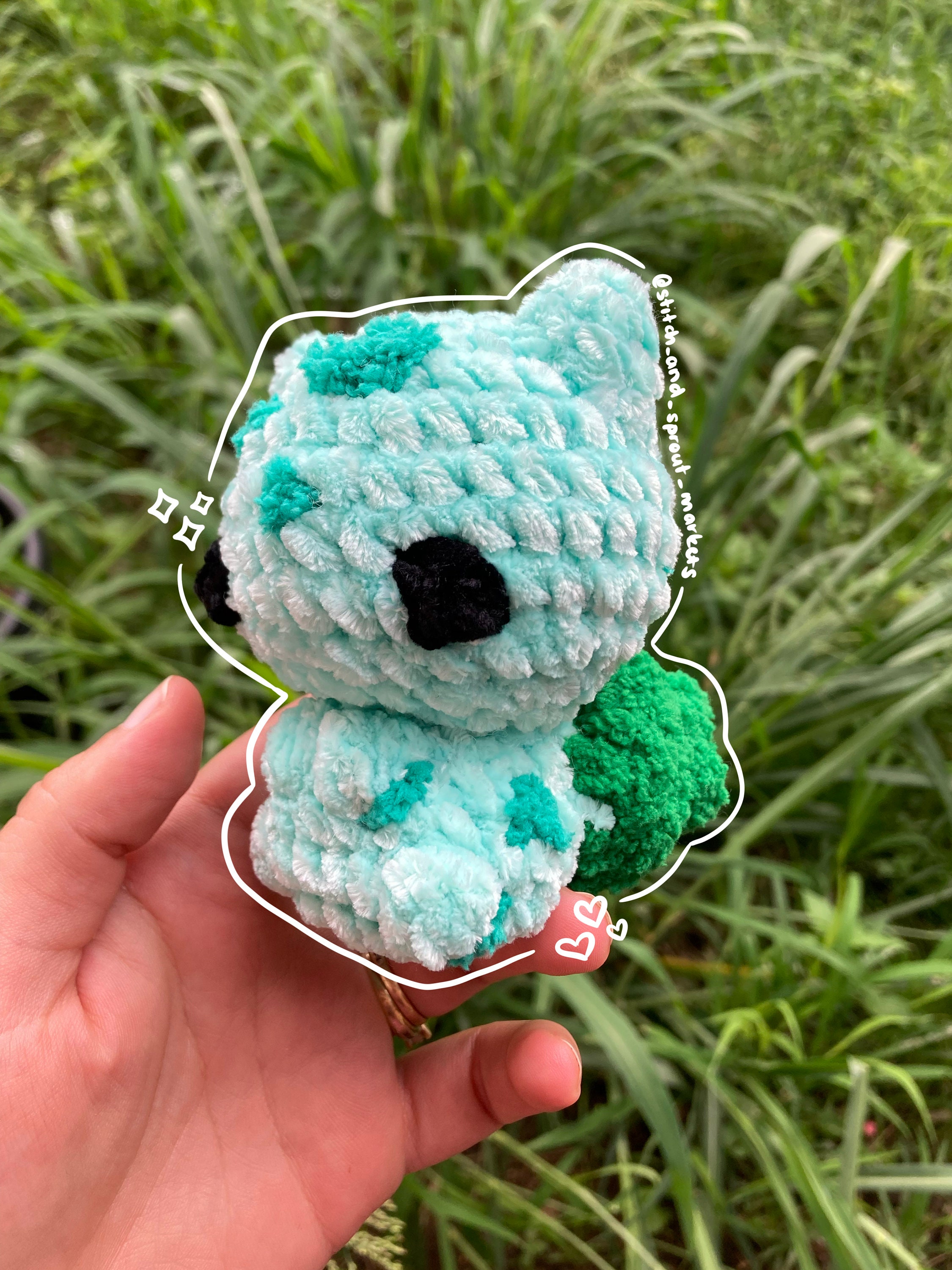 Crochet Bulbasaur Pattern - PDF - Etsy