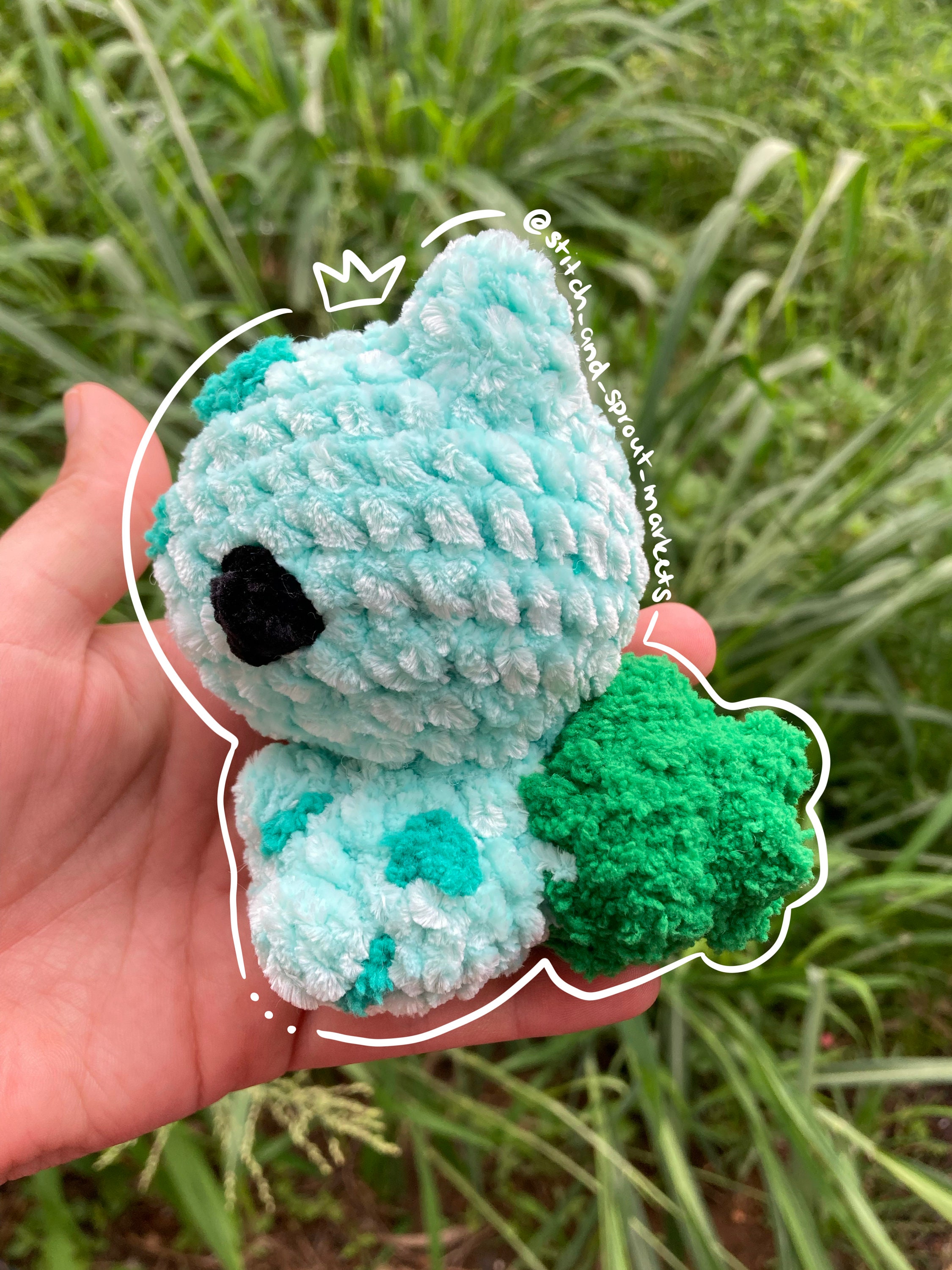 Crochet Bulbasaur Pattern PDF - Etsy