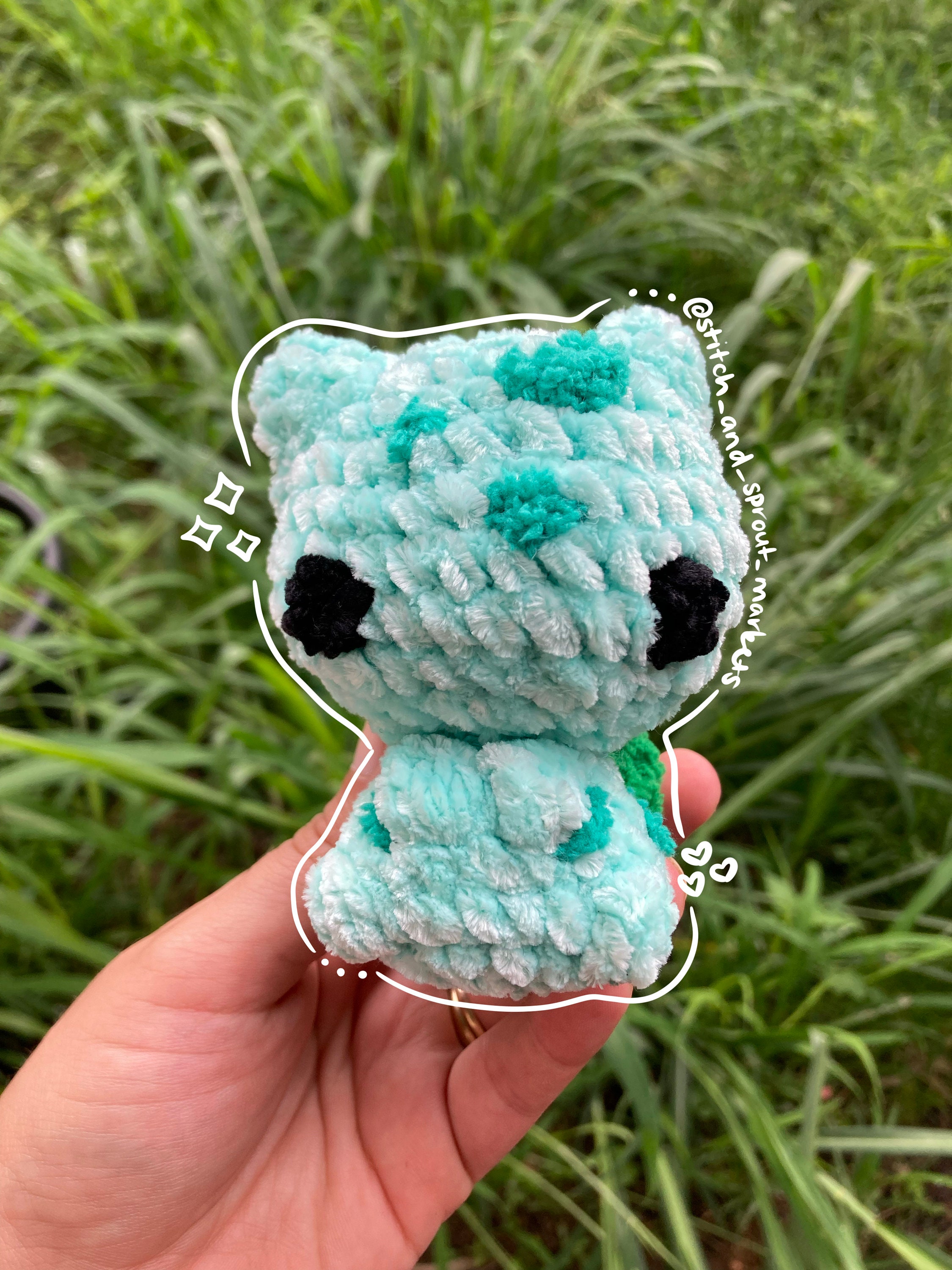 Crochet Bulbasaur Pattern PDF - Etsy