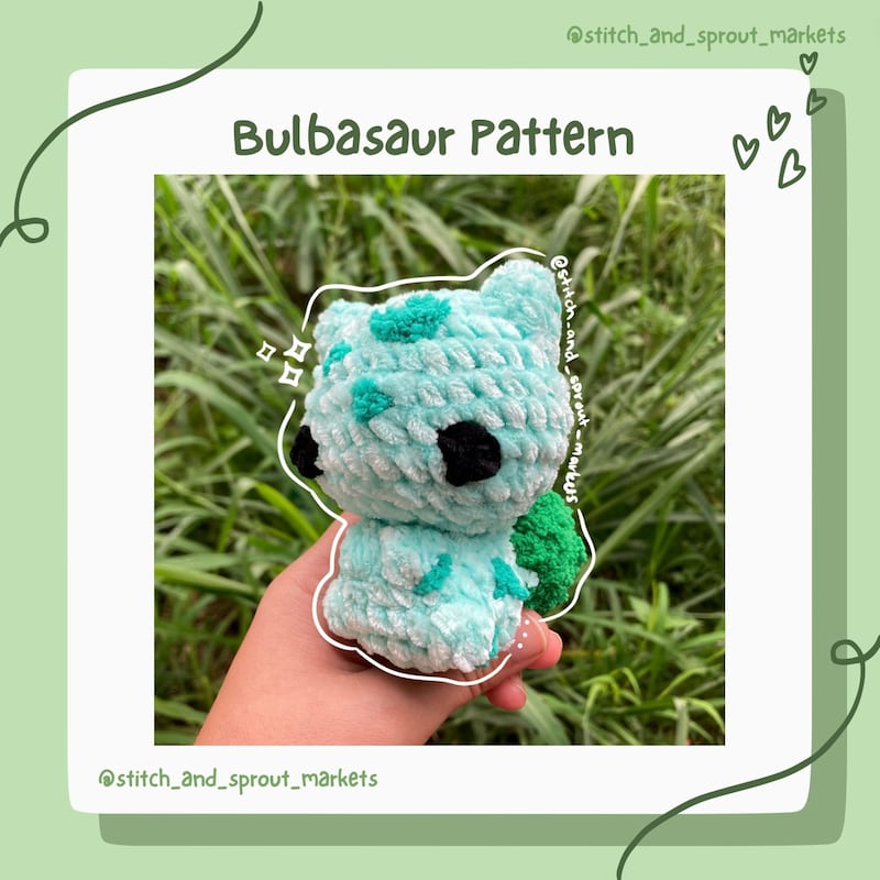 Bulbasaur Stuffed Toy - Etsy