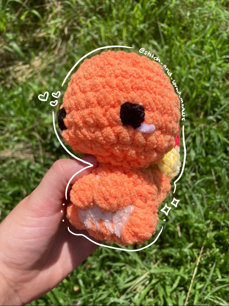 Crochet Charmander Pattern - PDF - Etsy