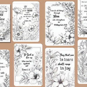 Bible Verse Floral Coloring Pages Printable Download Coloring Pages for ...