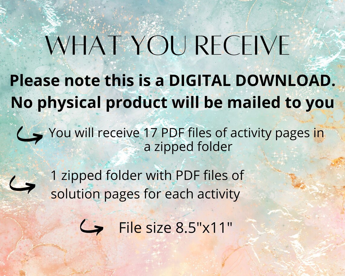 Bible Activity Pages for Kids and Adults. Bible Activities With ...