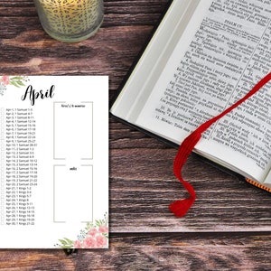 12 Month Bible Reading Plan. Chronological Bible Reading Plan Printable ...