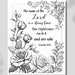 Bible Verse Floral Coloring Pages Printable Download Coloring Pages for ...